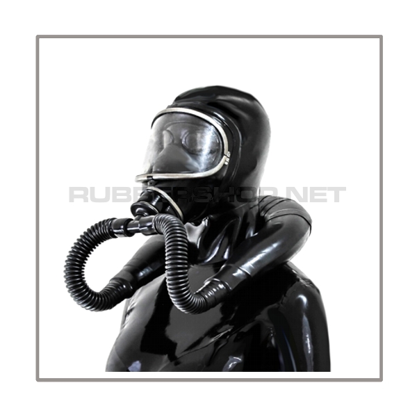 Rubberdesire.com - Deluxe MSA-AUER gasmask-zipperhood-system SMELLBAG-3S with neckrespirator ...