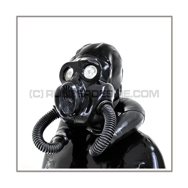 RUBBERDESIRE.COM gasmaskhood gasmaskenhaube latex rubber breathplay ...